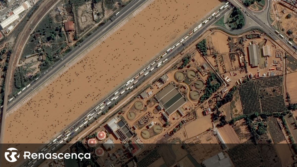 Espanha. Imagens satélite mostram o antes e depois das cheias - Renascença