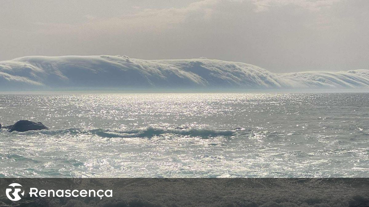 “Onda gigante” ou “nuvem rolo”? Fenómeno raro avistado nas praias ...