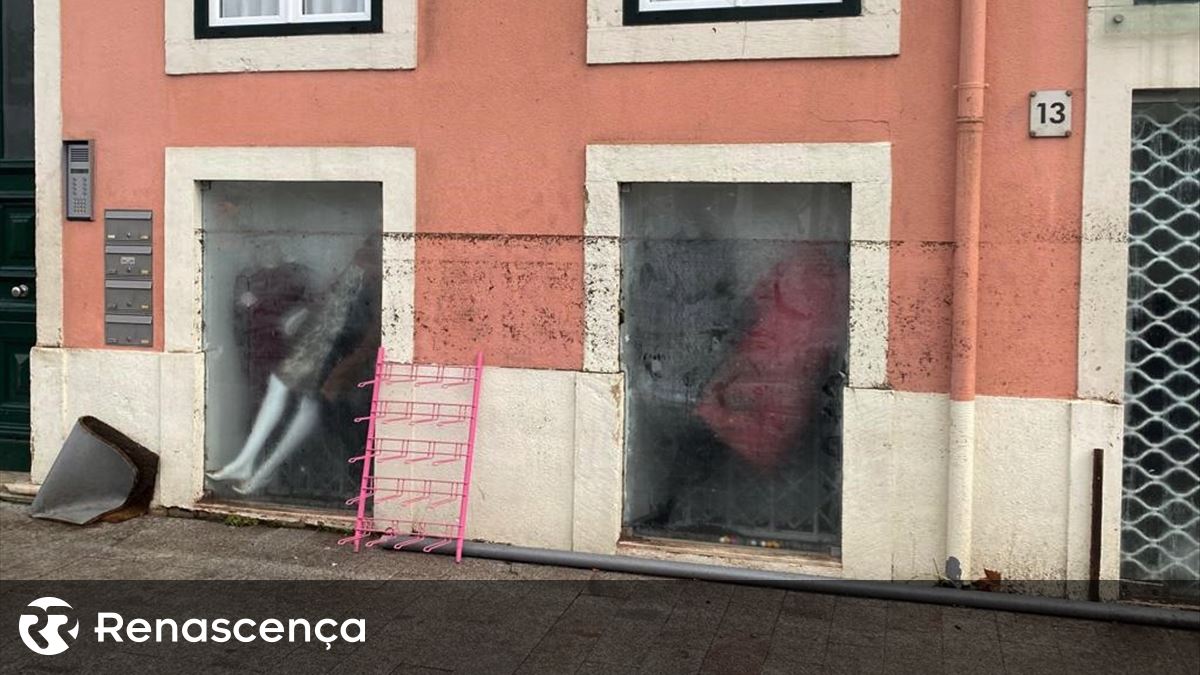 Mercadoria enlameada e uma fuga pelo telhado. O rasto das inundações em ...