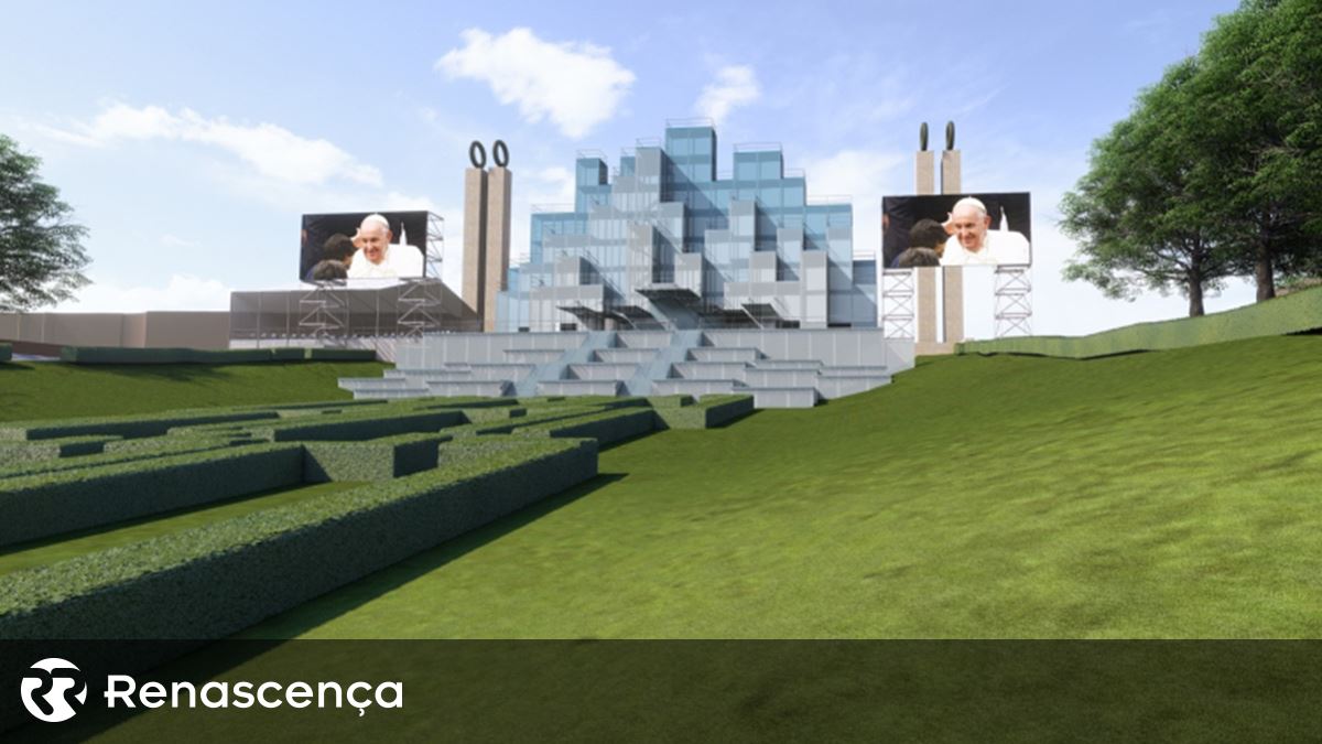 Altar-palco no Parque Eduardo VII começa a ser montado - Renascença