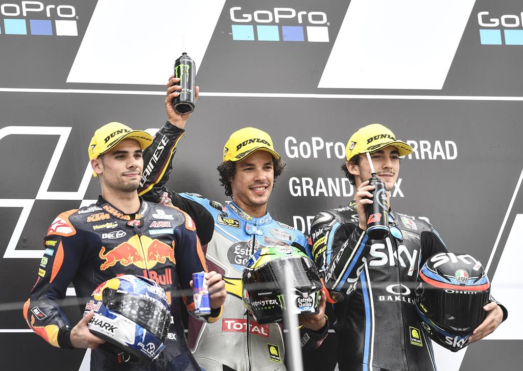 Moto2. Miguel Oliveira no pódio na Alemanha e no Mundial - Renascença