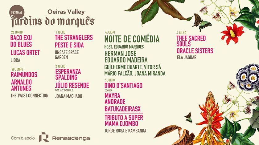 Jardins do Marquês: conheça o cartaz - Renascença